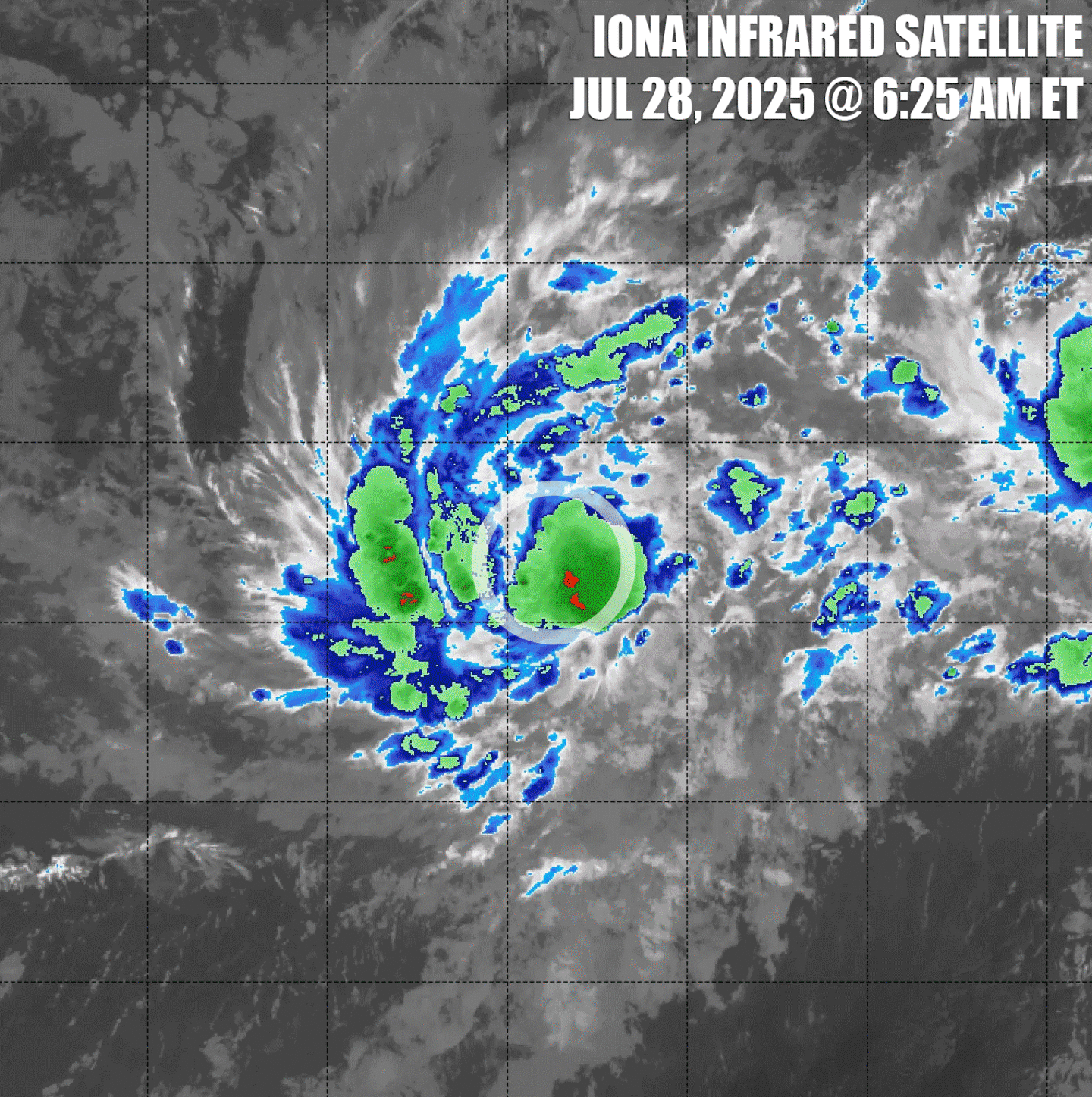 Unusual outbreak of tropical cyclones hits the Central Pacific