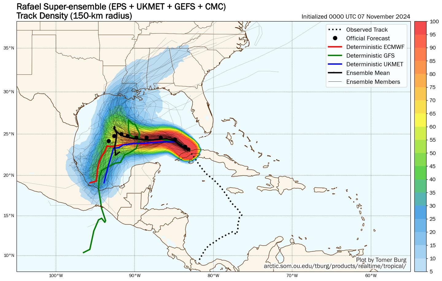 Rafael enters the Gulf after striking Cuba as a major Category 3 hurricane