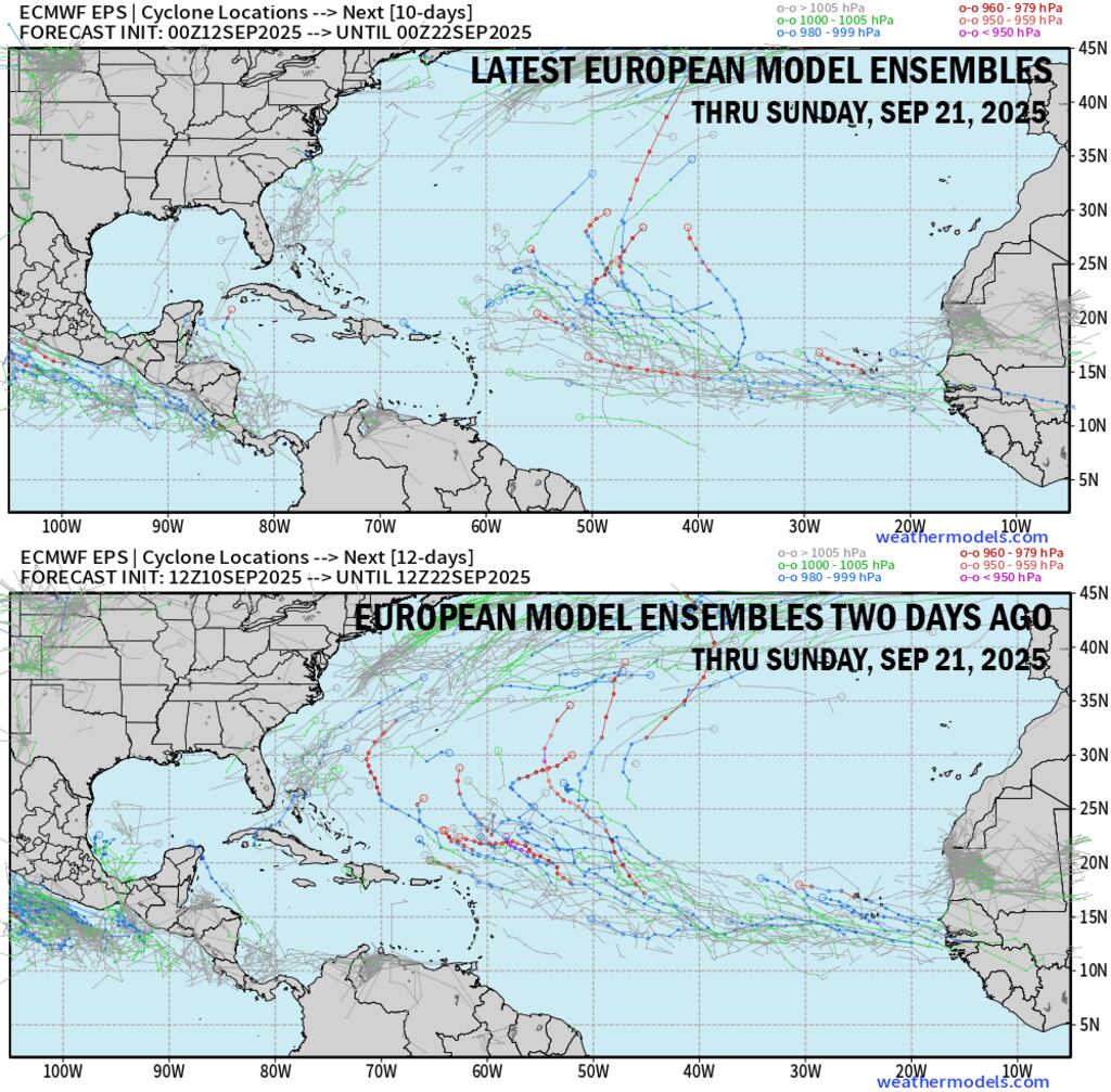 Gradual development possible over the open Atlantic next week