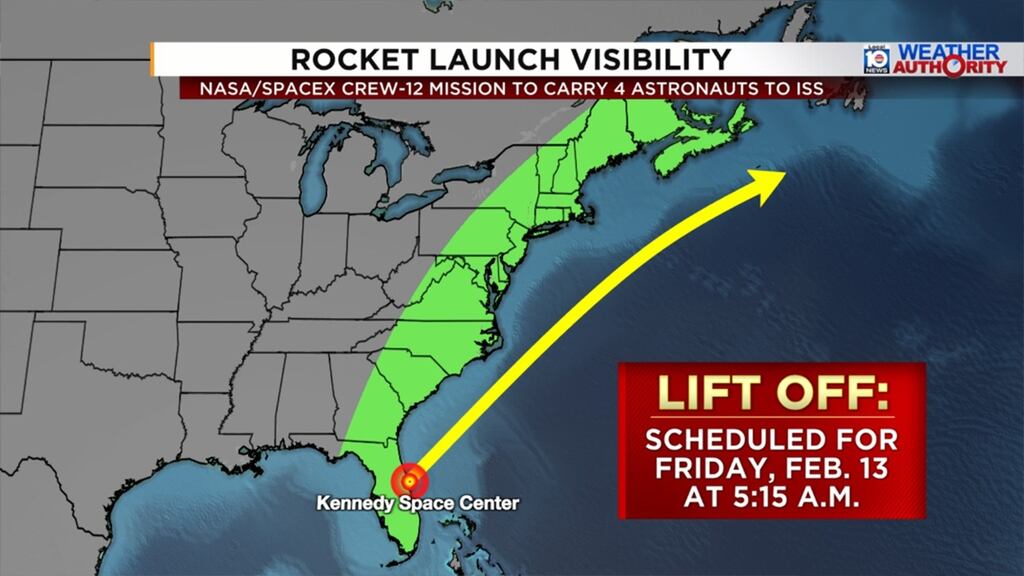 NASA, SpaceX rocket launch could be visible from Florida to Maine early ...