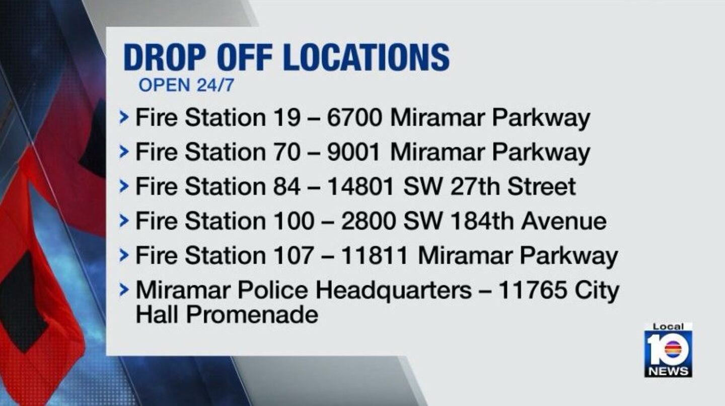 Miramar opens 6 locations to drop off supplies for people in Jamaica
