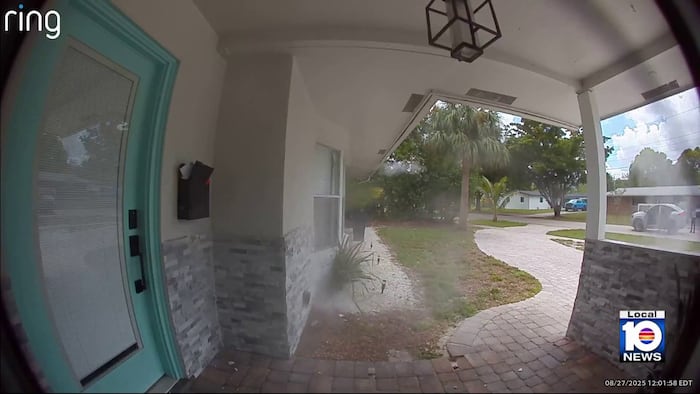 Surveillance video shows eruption of gunfire on Plantation residential ...
