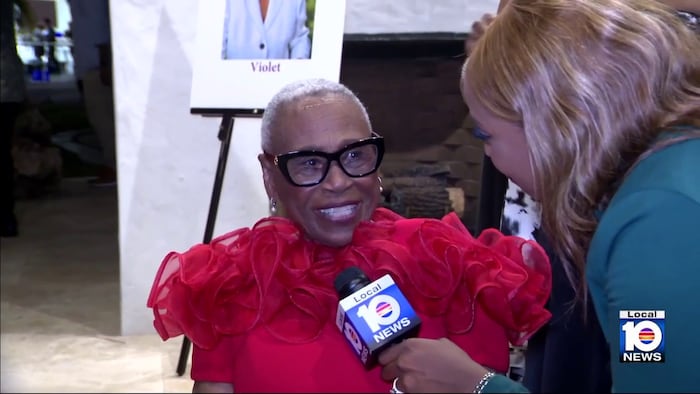 Violet Edwards, who graduated from college at 96, turns 100 with big ...